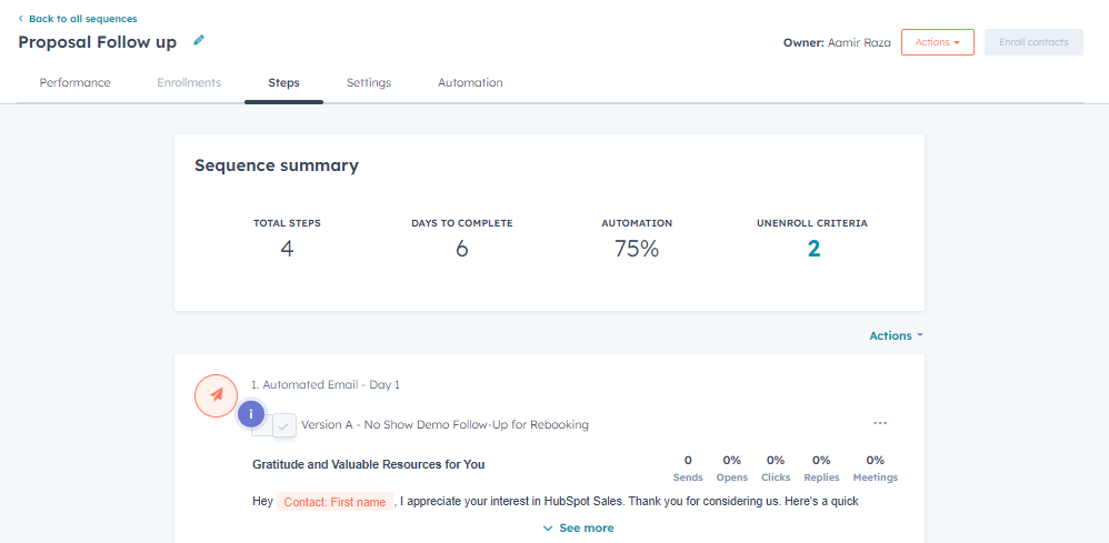 7 HubSpot Sequence Examples to Use in 2025